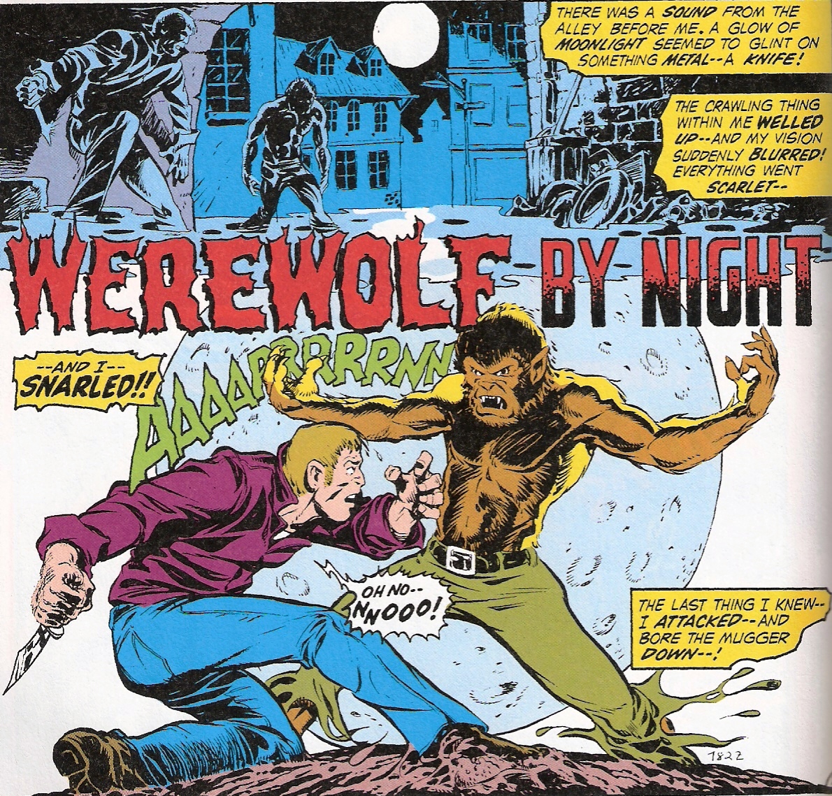 Great Moments In Comic Book History: The First Appearance of Werewolf ...