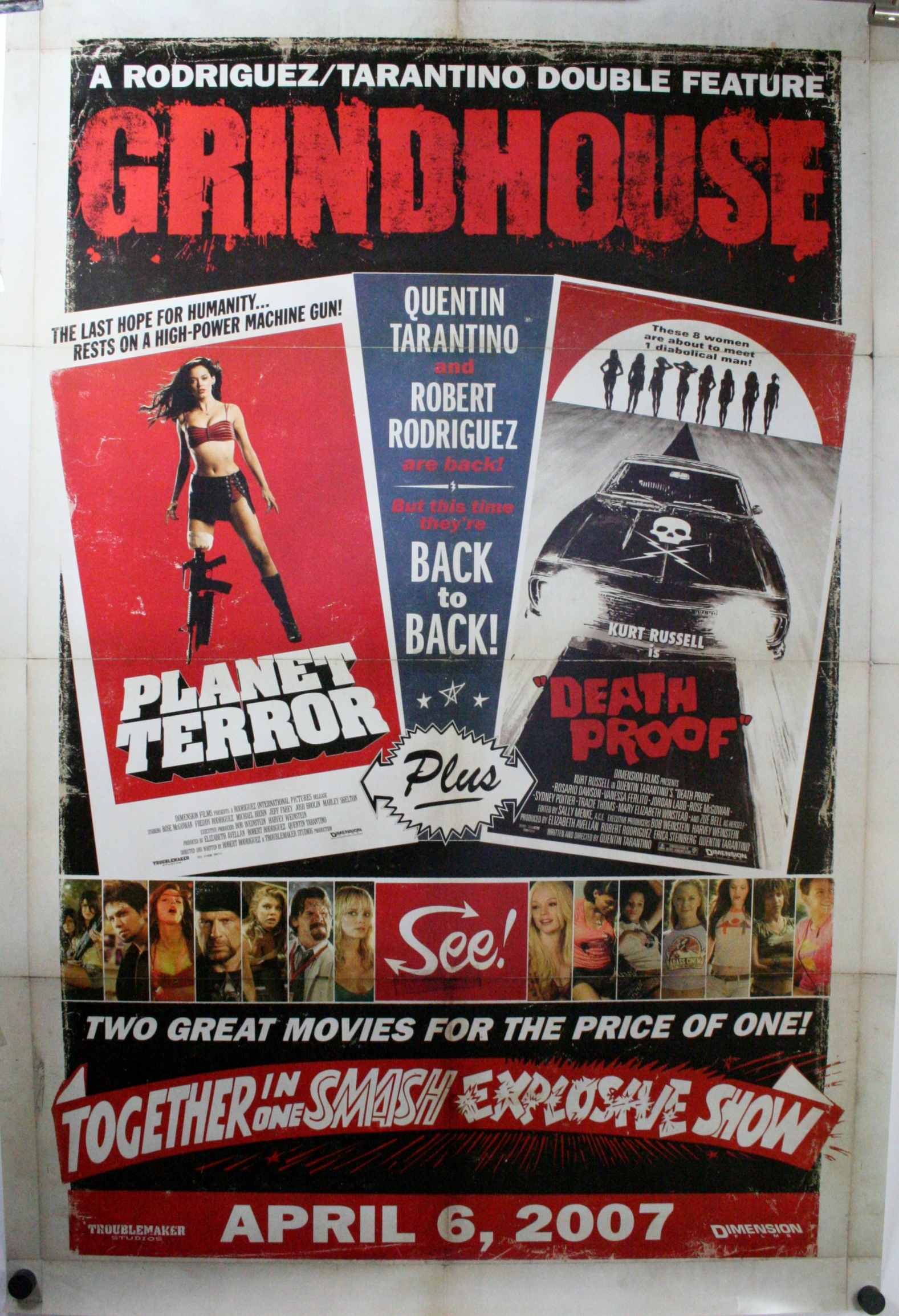 Quick Review – Grindhouse (dir. by Robert Rodriguez & Quentin Tarantino ...