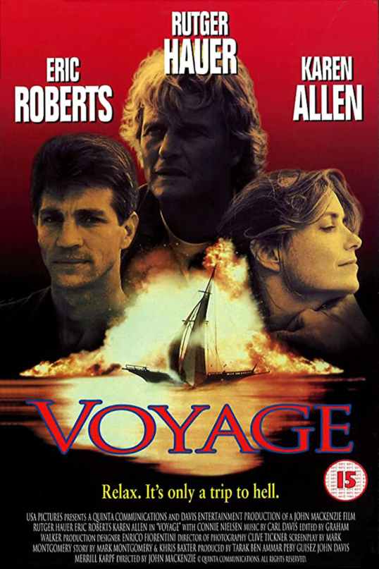 VOYAGE (1993) – Rutger Hauer and Eric Roberts battle it out on a boat ...