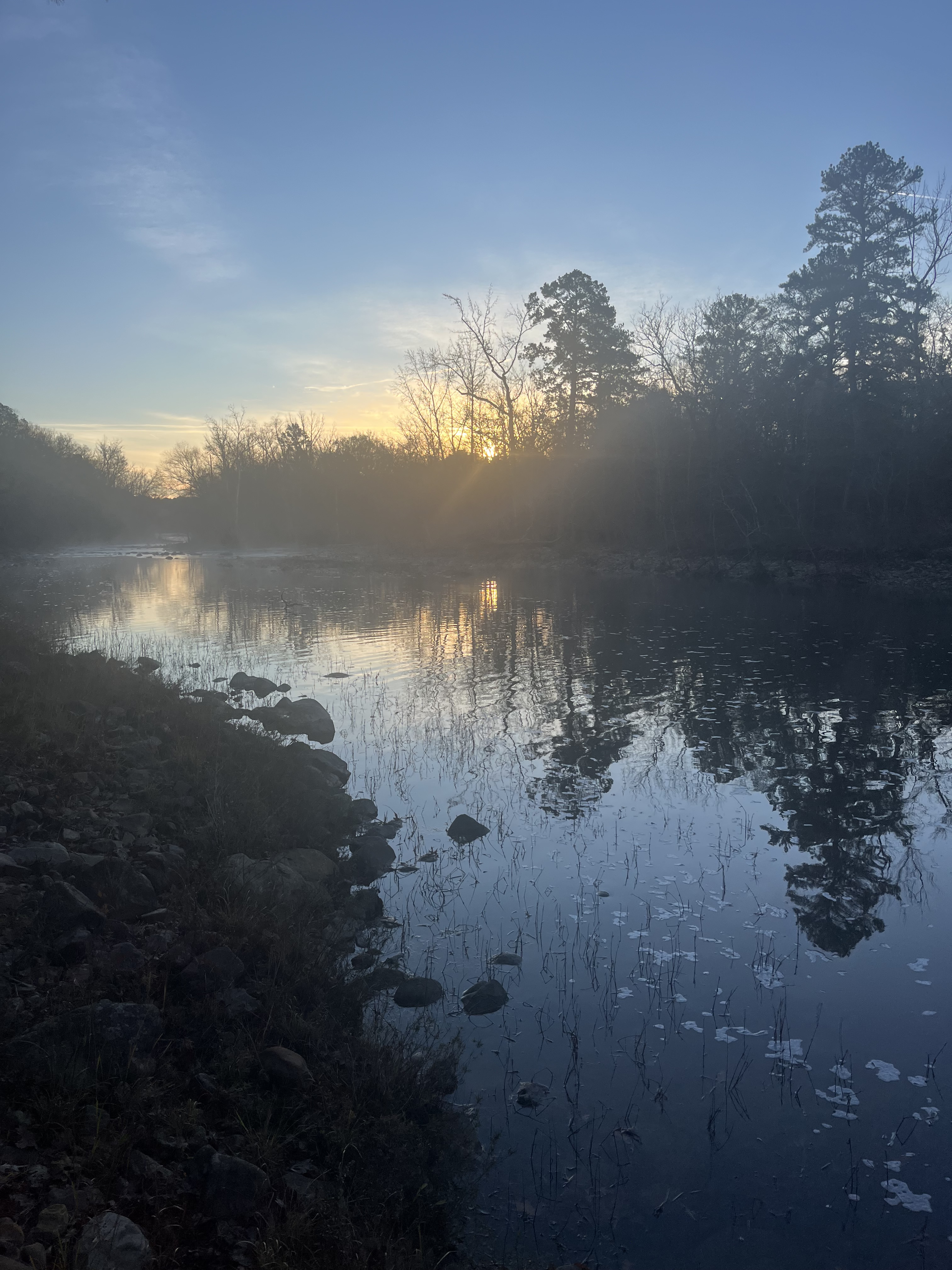 Brad’s “Artwork of the Day” – a chilly morning on South Fourche ...