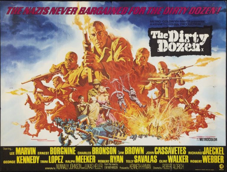 Review: The Dirty Dozen (dir. by Robert Aldrich) | Through the ...